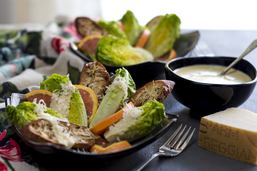 Cara Cara Orange Caesar-ish Dressing - A Zest for Life