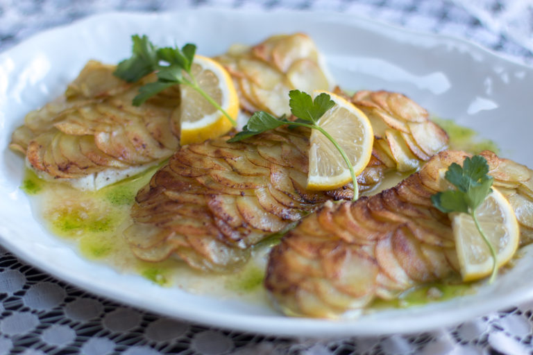 Potato Scaled Fish - Inspired by Paul Bocuse - A Zest for Life