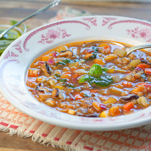 Fabulous Fall Vegetable Soup with Lentils & Buckwheat - A Zest for Life