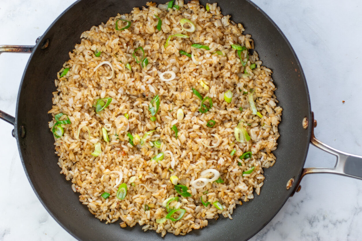 Karen's Spring Vegetable Fried Rice - A Zest for Life