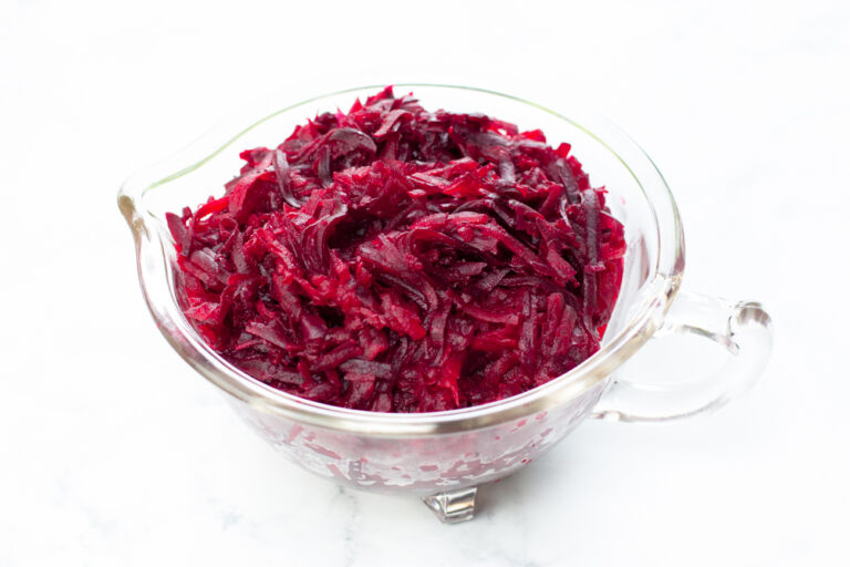 Cool Beet Soup with Kefir and Pickled Beet Stems - A Zest for Life