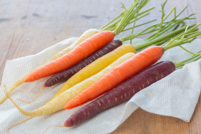 Karen's Moroccan Roasted Rainbow Carrots with Harissa Vinaigrette - A ...