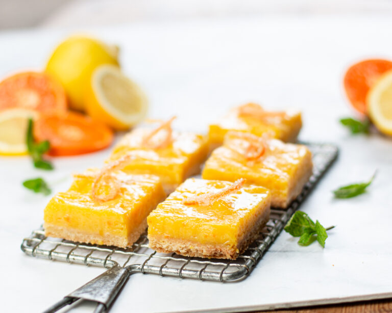 Karen's Lucious Orange-Lemon Bars - A Zest for Life