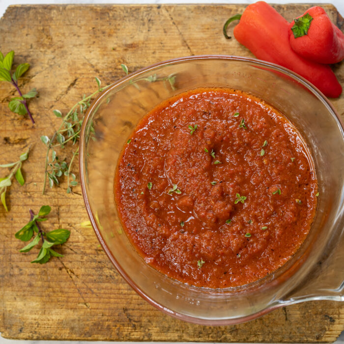 Spiced Herbal Grilled Redfish with Roasted Red Pepper Coulis - A Zest ...