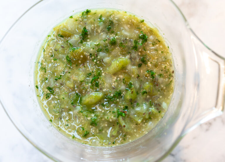 Karen's Gooseberry & Tomatillo Salsa - A Zest for Life