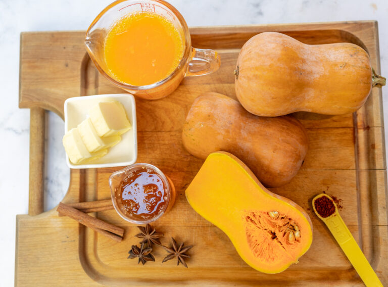 Karen's Glazed Baked Honeynut Squash in a Clementine Syrup - A Zest for ...
