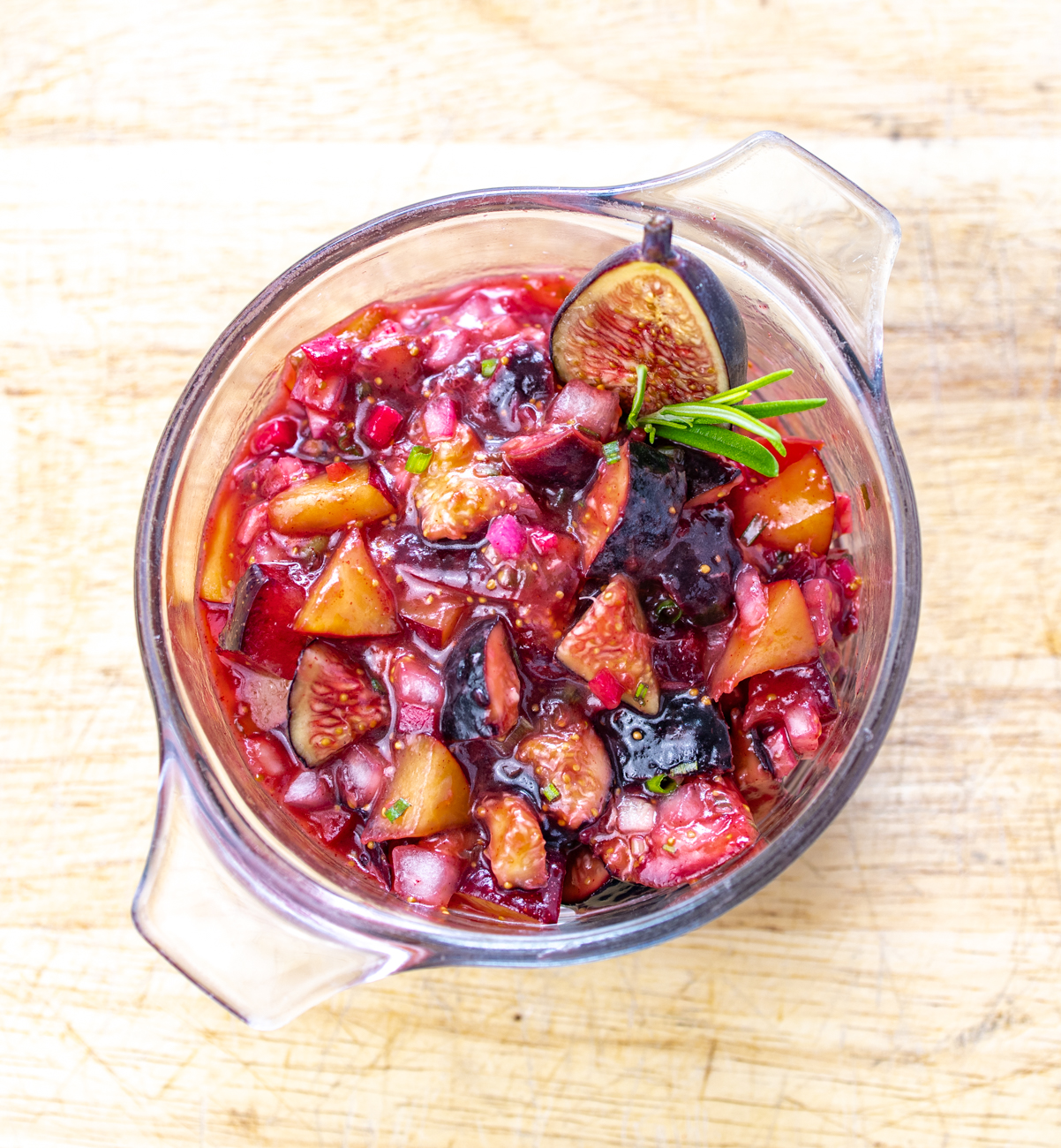 Karen's Fresh Fig & Plum Salsa - A Zest for Life